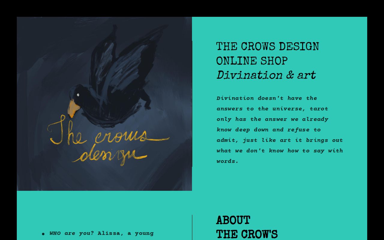The crow's design art